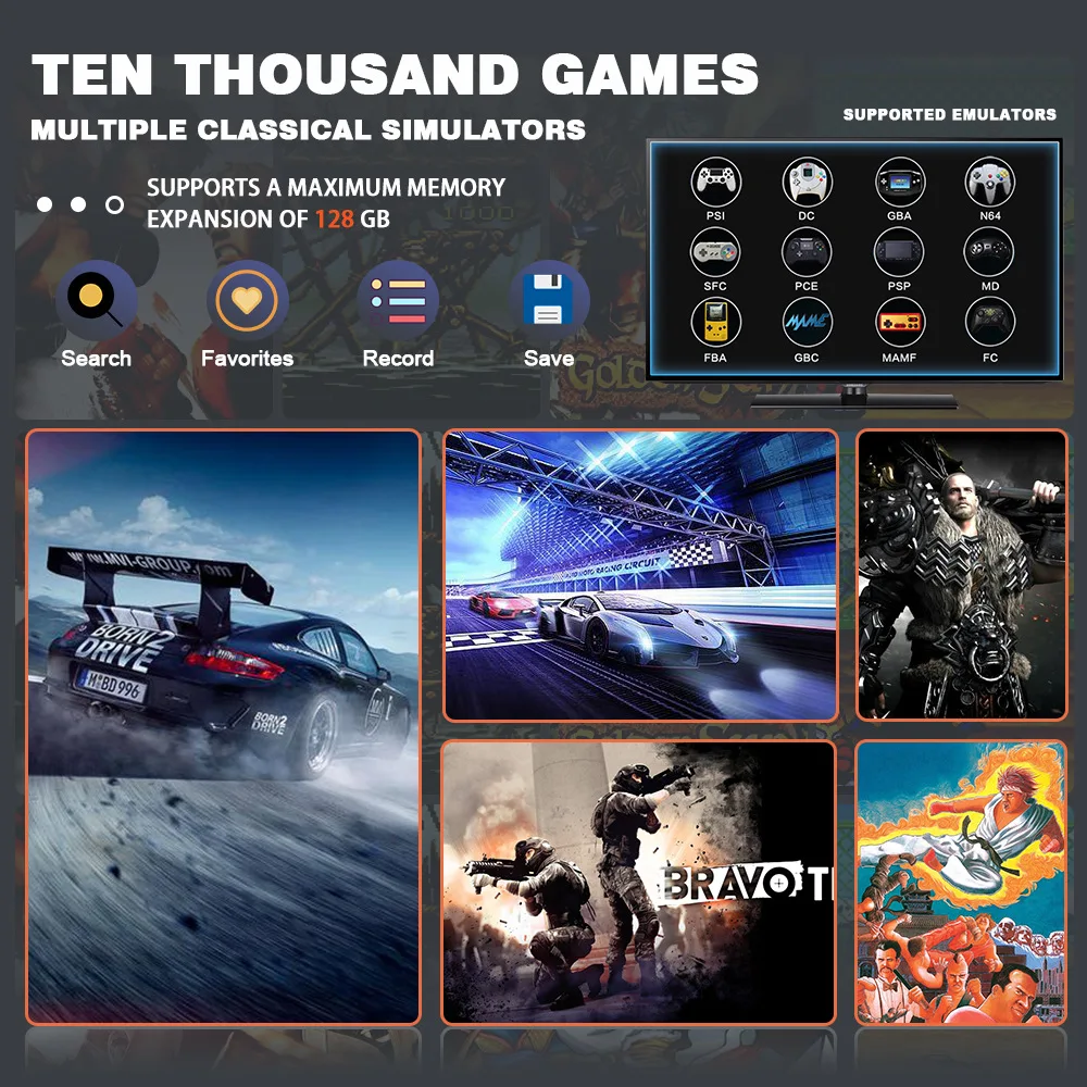 Game Stick GD10 4K HD Output TV Game Stick P3 Rechargeable 2.4G ...