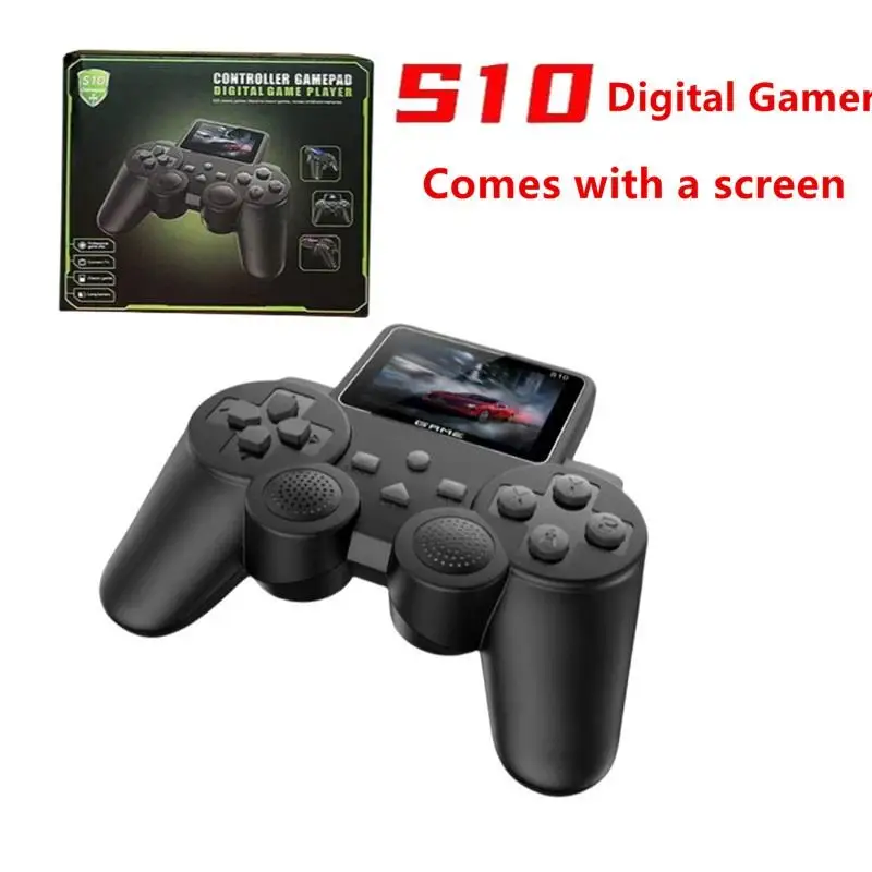 New S10 Controller Game Console 500+dual Arcade Player Connected To TV ...