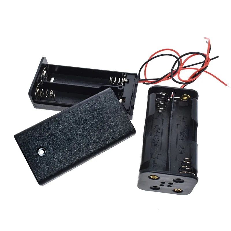 AA Size Power Battery Storage Case Box Holder Leads With 1 2 3 4 6 ...