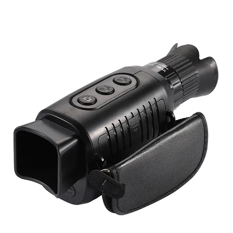 Night Vision Monocle Infrared Optical Monocular Digital Zoom 5X Photo ...