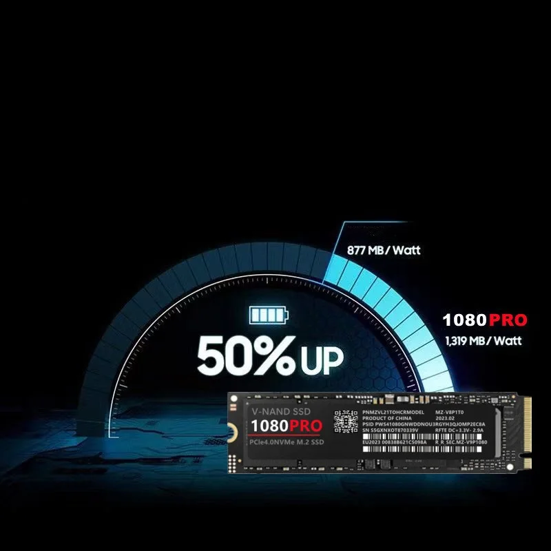 1080PRO 4TB 2TB 1TB Original SSD M.2 2280 PCIe 4.0 NVME NGFF Read Solid ...