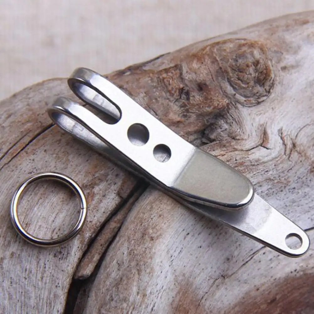 1pcs Edc Bag Clip With Steel Carabiner Outdoor Link Buckle Hook ...