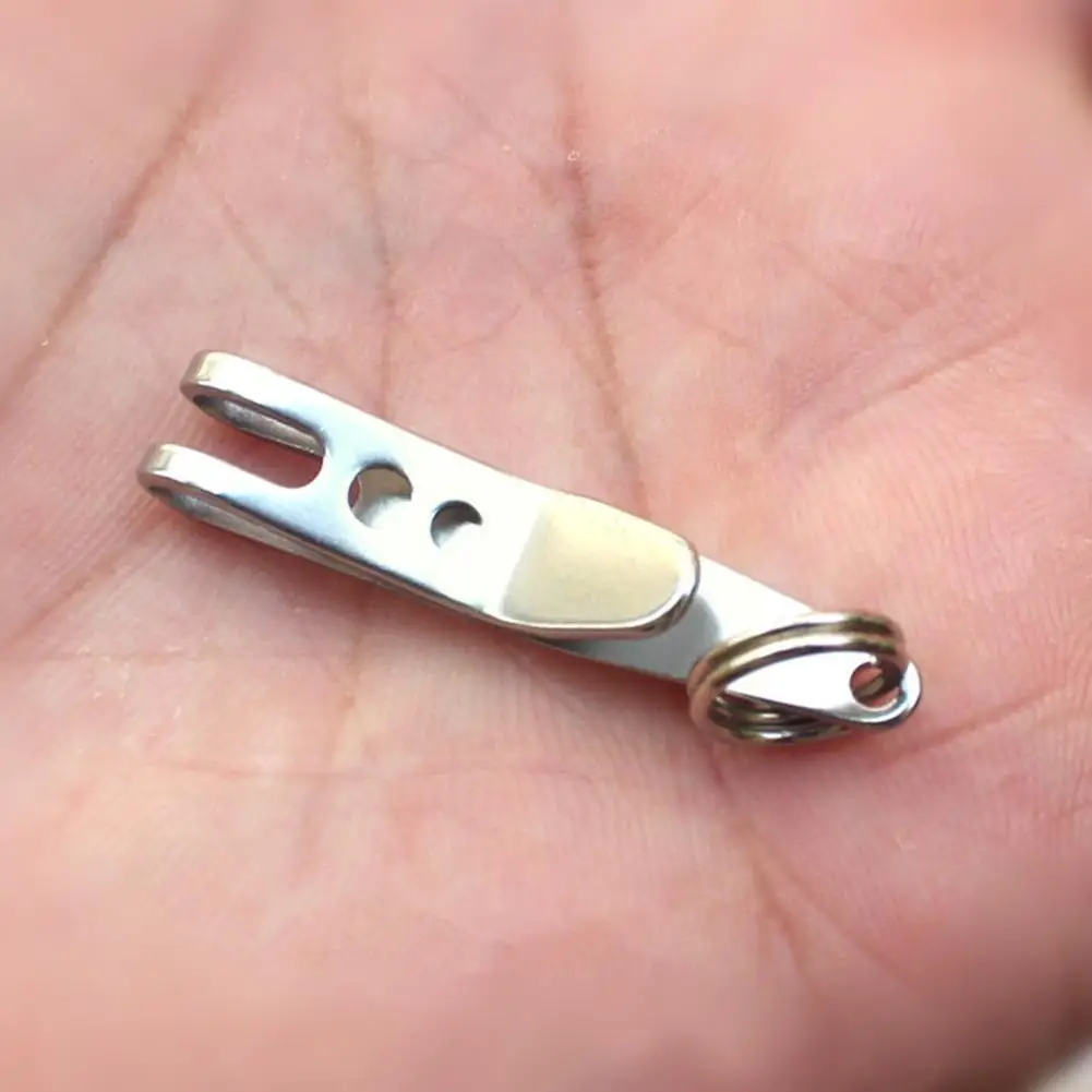 1pcs Edc Bag Clip With Steel Carabiner Outdoor Link Buckle Hook ...