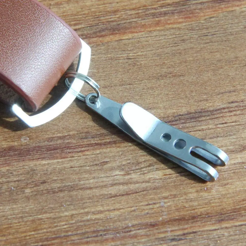1pcs Edc Bag Clip With Steel Carabiner Outdoor Link Buckle Hook ...