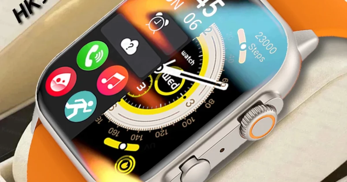 AMOLED Screen Ultra Smart Watch Always Show Time Bluetooth Call Series ...