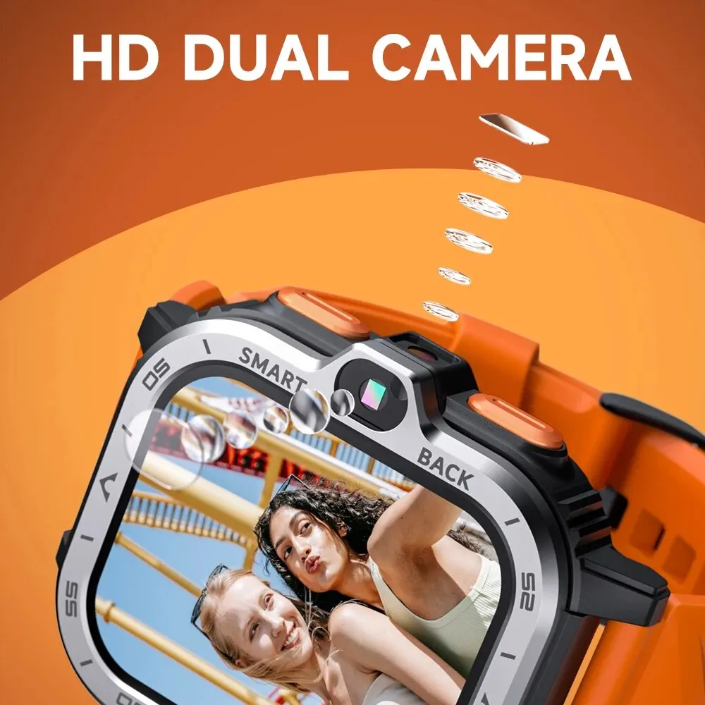 LOKMAT APPLLP 4 MAX Android Smart Watch Phone Fitness Tracker Touch ...