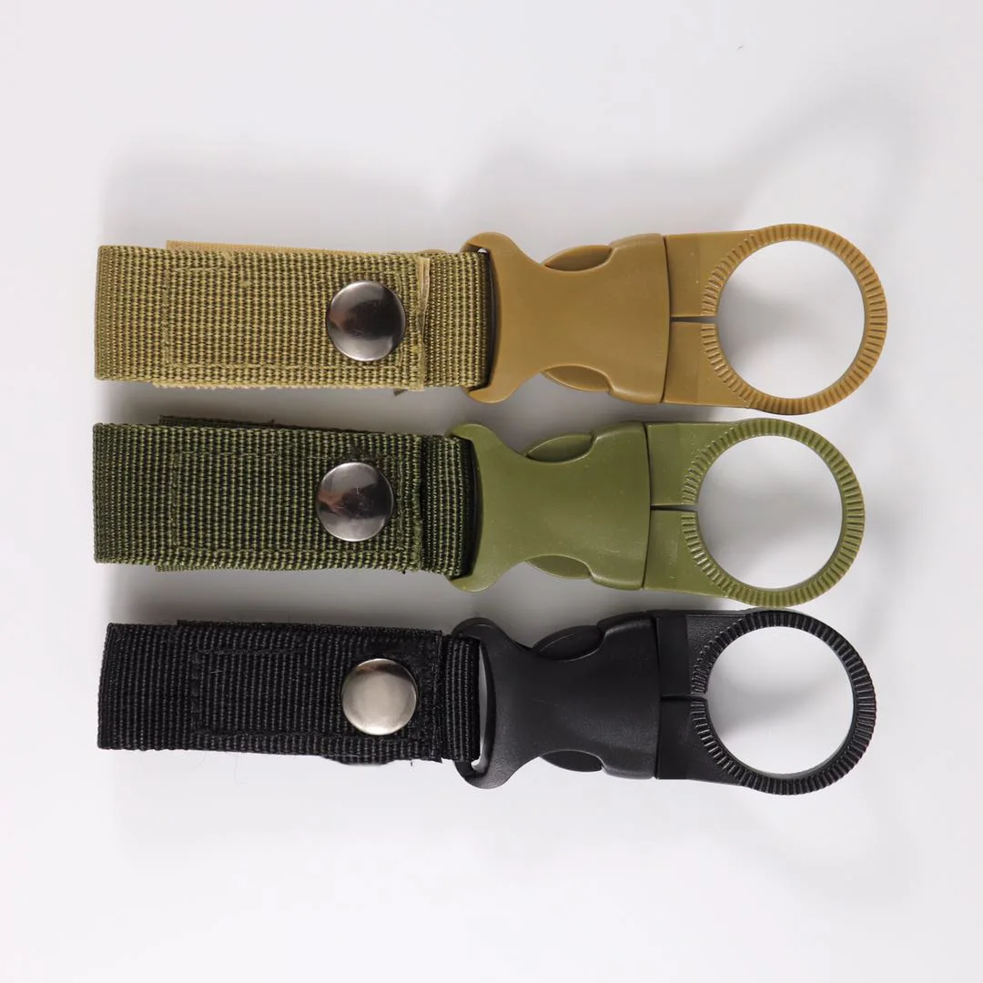 Molle Webbing Backpack Buckle Carabiners Attach Quickdraw Water Bottle ...