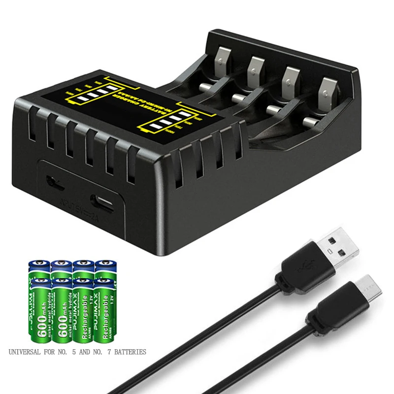 NO.5 NO.7 Battery Charger Li-ion USB Independent Charger 4.2V 3.7V ...