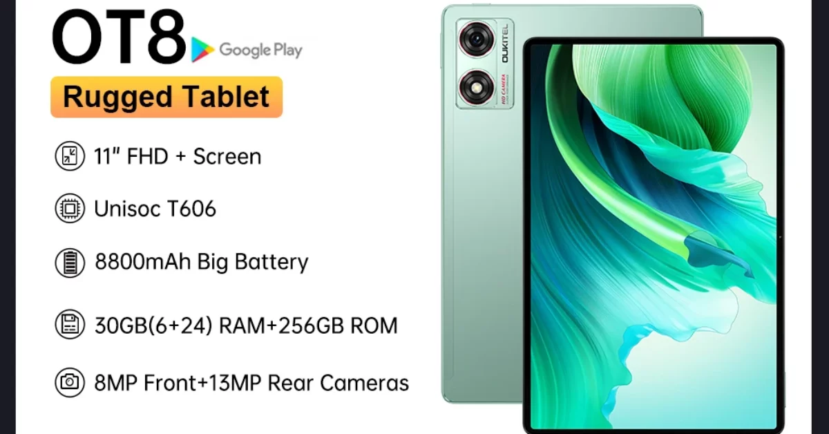 Oukitel OT8 4G Tablet 11 Inch FHD+ Display 6GB RAM 256GB ROM… – Gearbest