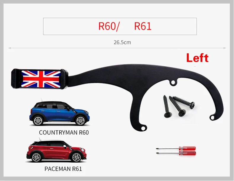 Wireless Charging Car Phone Holder for MINI Countryman R60 Cooper S R61 ...