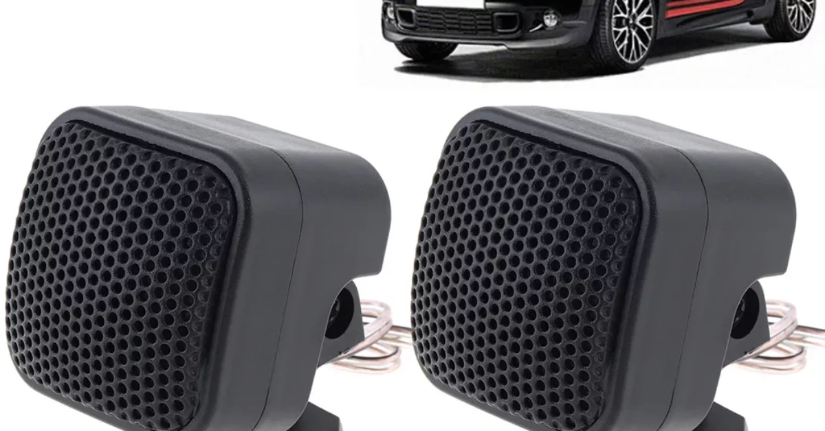 2Pcs High Quality Universal Mini Dome Tweeter Loudspeaker 2x 500W Loud ...