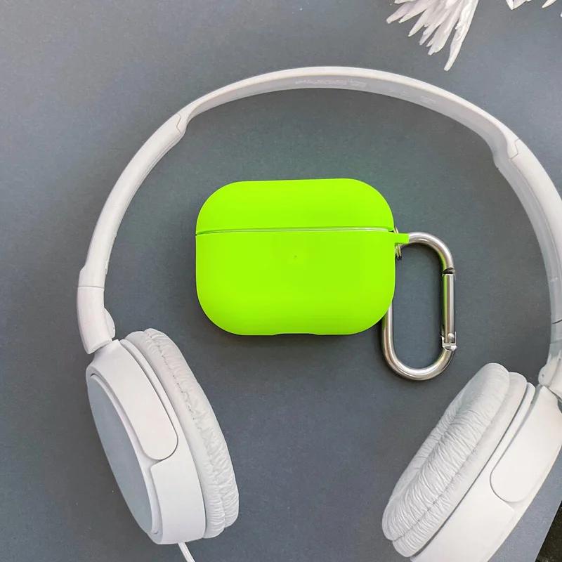 Air pods Case Neon Green official Silicone Cases for Airpods Pro 1 2 ...