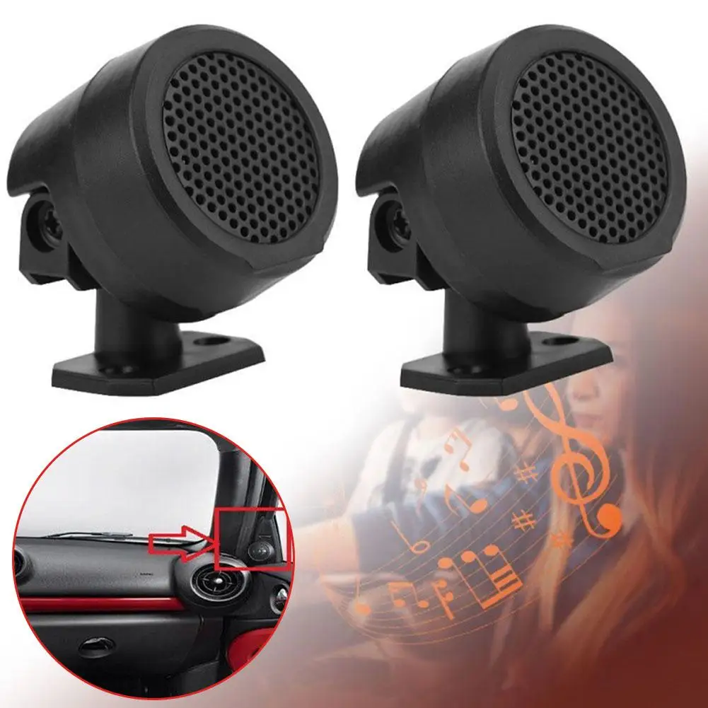 Car Tweeter Speakers Pre-wired Dome Audio System Super Loud Tweeter ...