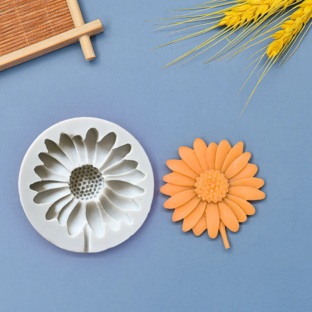 Soft Silicone Baking Mold Jewelry Casting DIY 3D Flower Shape Epoxy ...