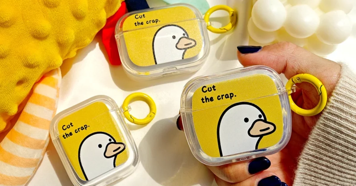 Yellow Duck Case for AirPods 2 3 Generation Cover for Apple… – Gearbest