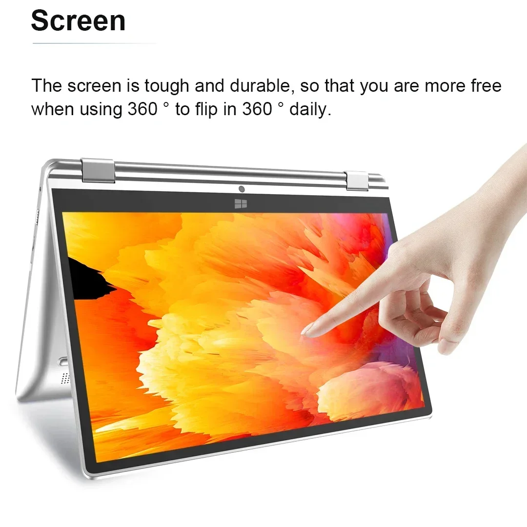 2 in 1 mini Laptop Computer Portable Touch Screen 11.6" Intel N4020 8GB ...