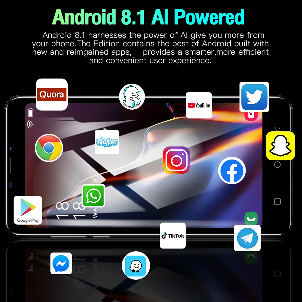 FUFFI-Note 12 Pro,Smartphone Android,5.0 Inch,2+16GB ROM,2000mAh ...