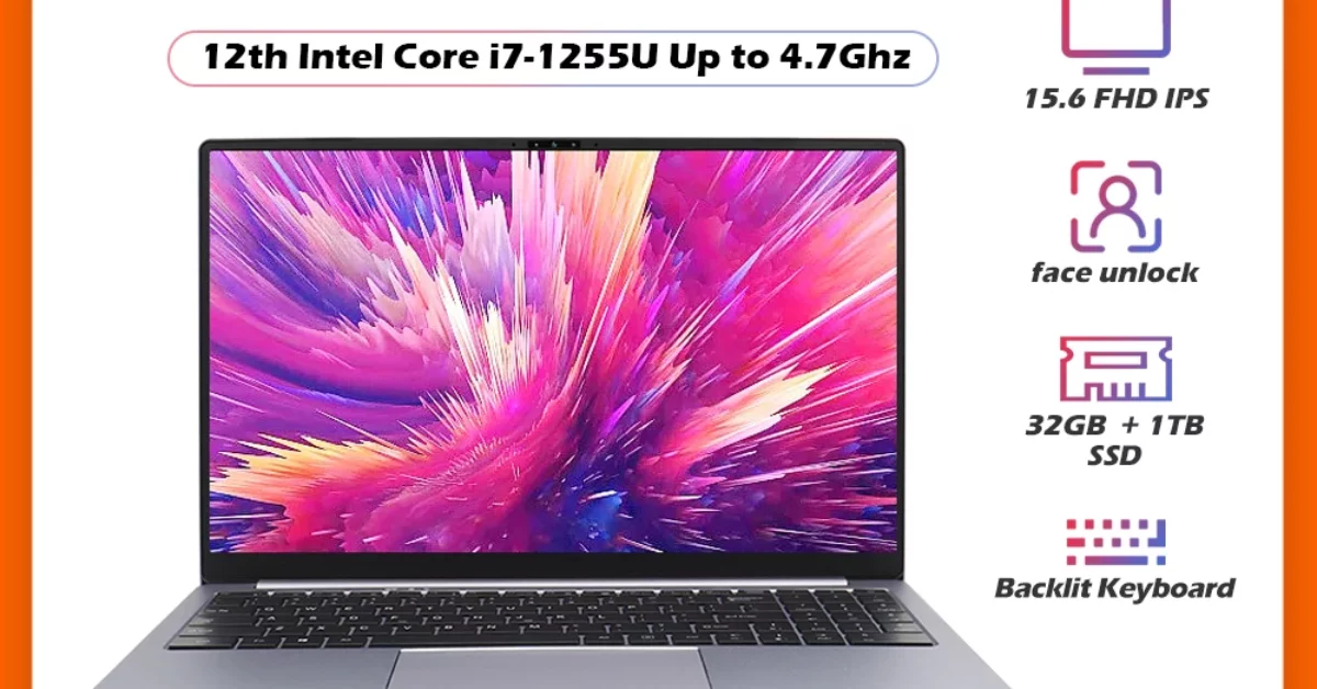 Ninkear N15 PRO Laptop 15inch IPS Gaming Laptop Intel Core i7-11390H ...