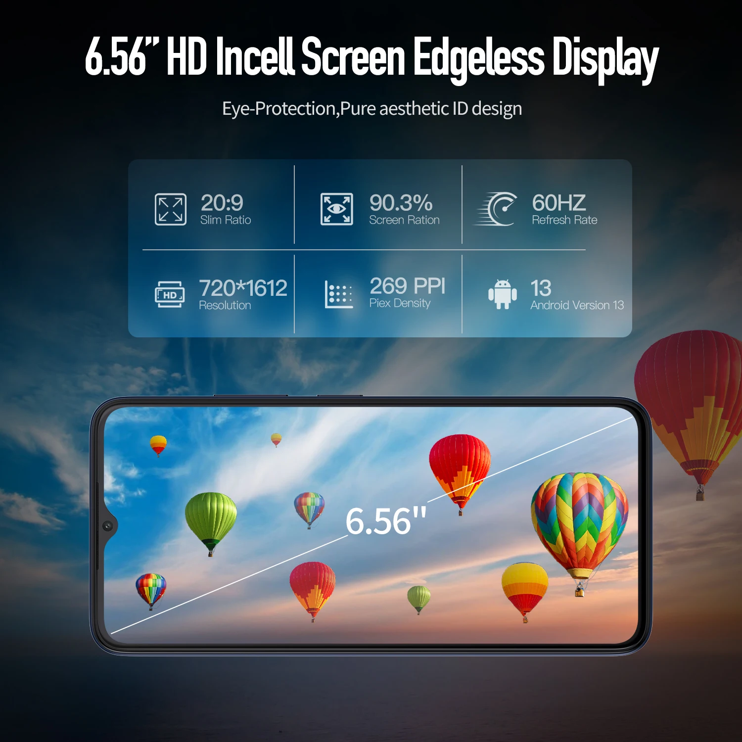 WIKO T20 Smartphone 4GB 128GB Battery 5000mAh 6.56" HD+ Screen Octa ...