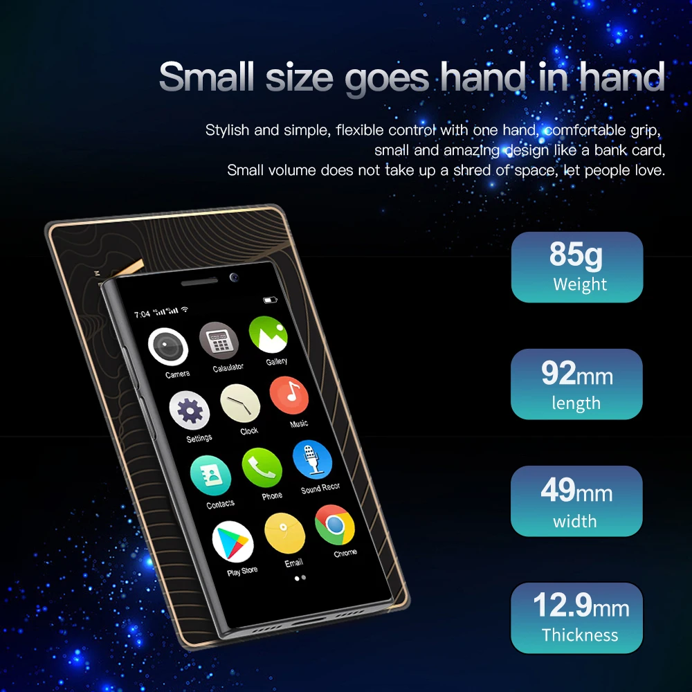 Original SERVO S24 Mini 4G Cellular Smartphone GPS Android 10.0 Face ...