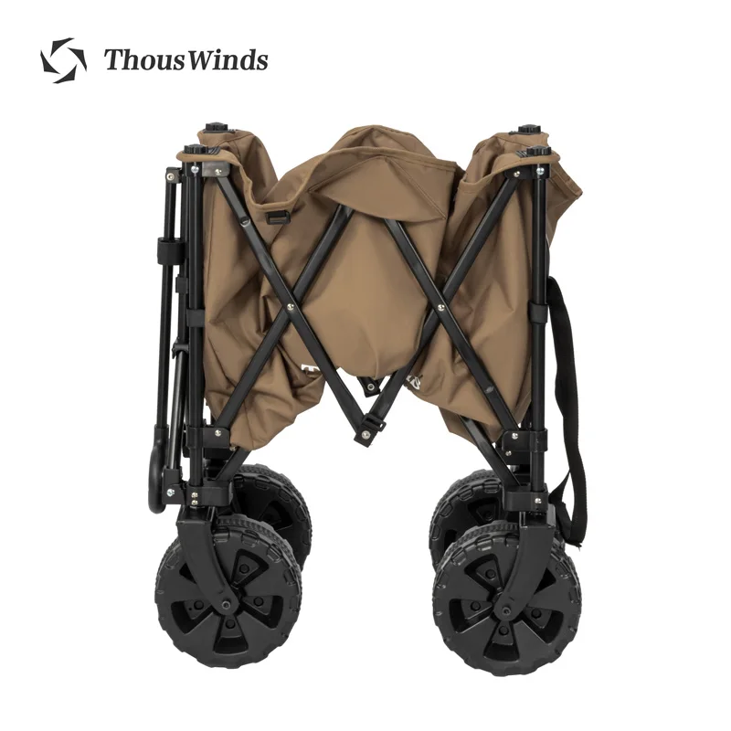 Thous Winds 190L Large Capacity Outdoor Wagon, Folding Carry Cart One ...