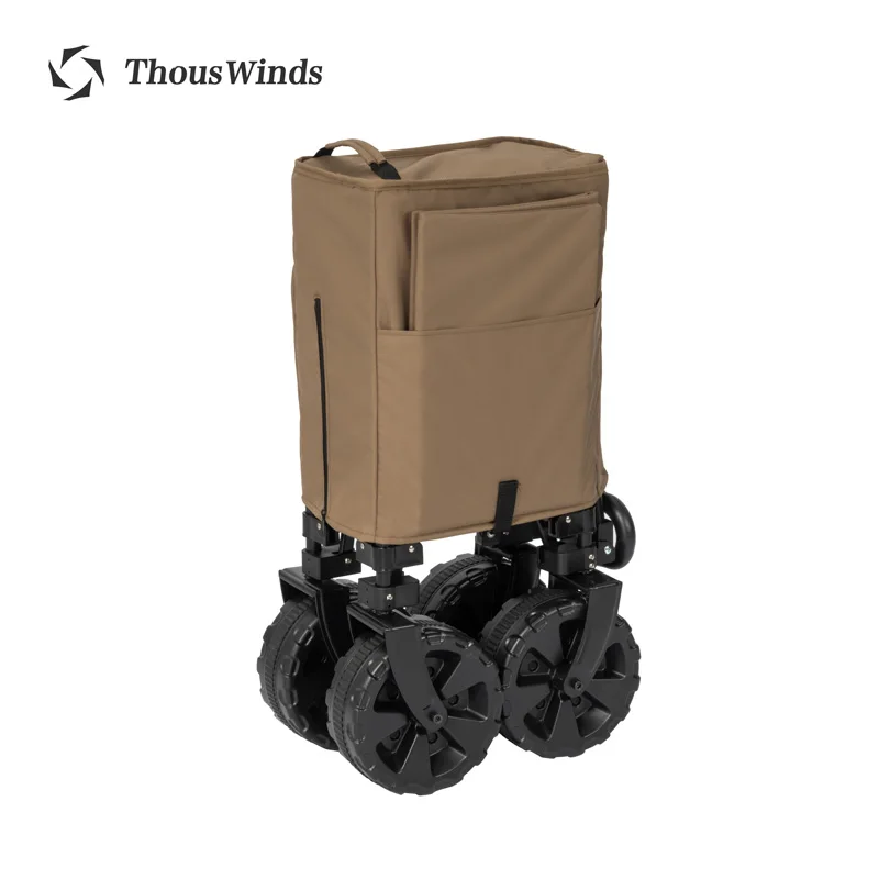 Thous Winds 190L Large Capacity Outdoor Wagon, Folding Carry Cart One ...
