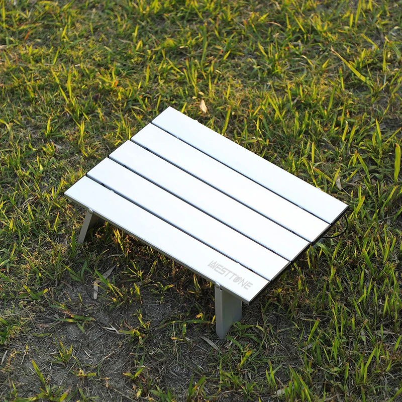 WESTTUNE Mini Camping Table Ultralight Portable Aluminum Alloy Outdoor ...