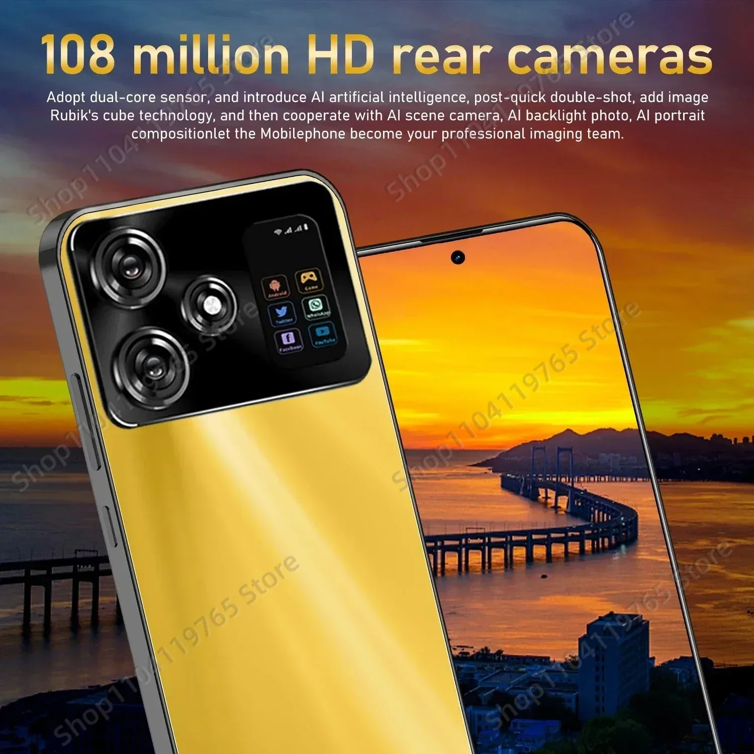 2024 New Original X6Pro Smartphone Global Version 16G+1TB 5G Dual SIM ...