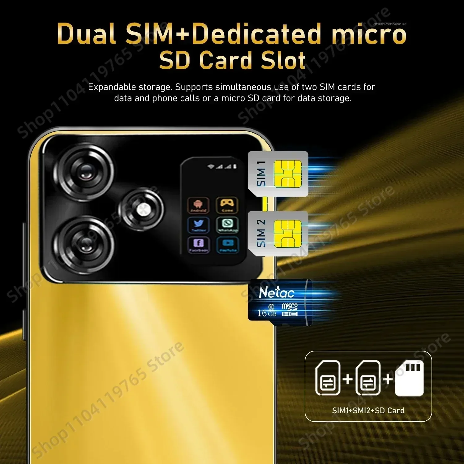 2024 New Original X6Pro Smartphone Global Version 16G+1TB 5G Dual SIM ...