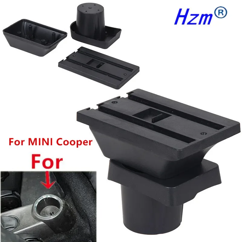 For MINI Cooper armrest box For MINI Cooper R50 R52 R53 R56 R57 R58 F55 ...