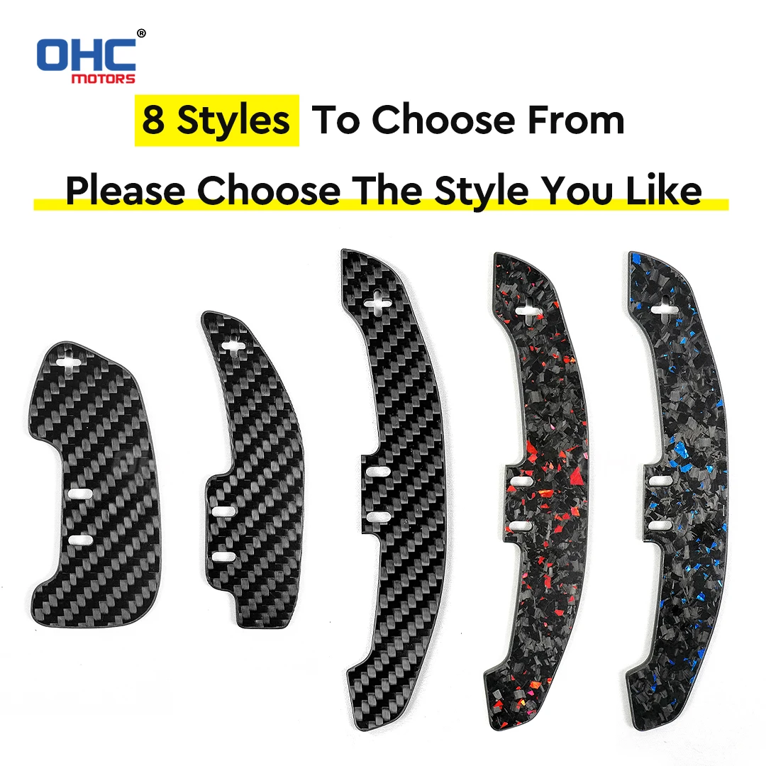 Magnetic Carbon Fiber Paddle Shifters For BMW F10 F06 F07 G20 G30 F18 ...