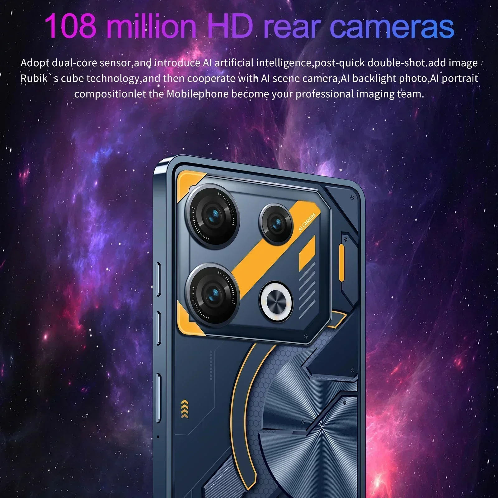 Original TEENO Pova 8 Pro Smartphone 5G 7.3inch HD 22G+2TB Cell Phone ...