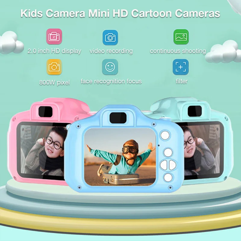 X2 Children Mini Digital Camera Can Take Pictures HD Video Small Camera ...