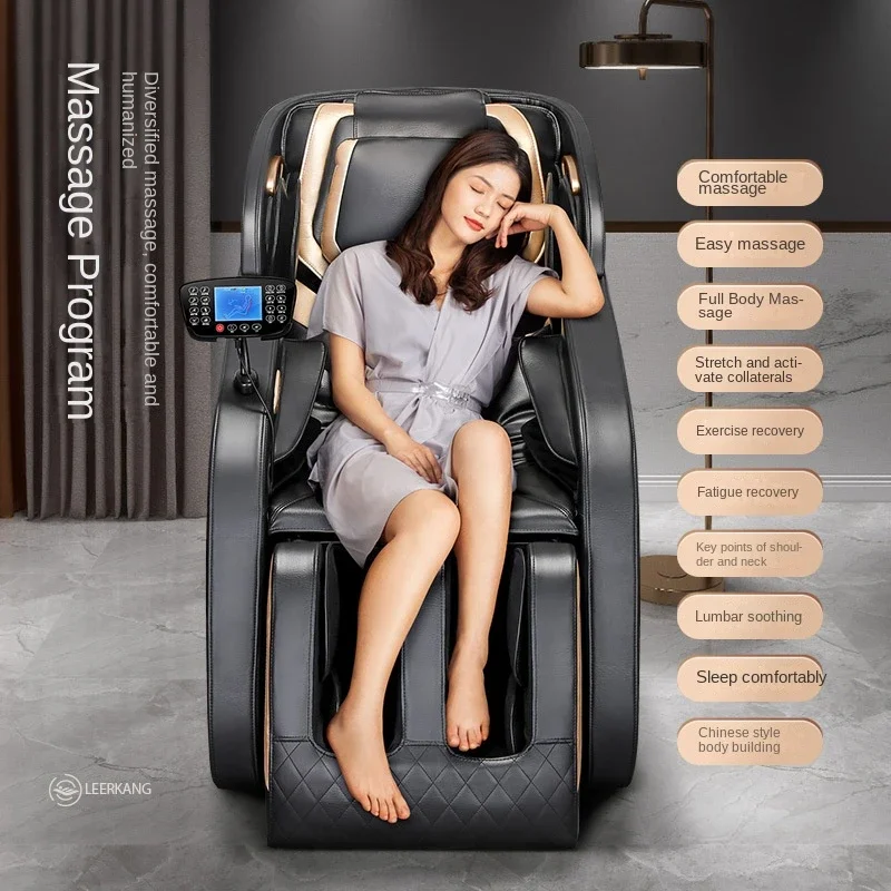 C17 human touch massage chair oem 4d sl track extra long full body thai ...