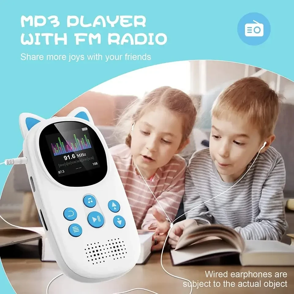 Newest Kitty Style Kids MP3 Player With Bluetooth 1.44inch Screen 32G ...