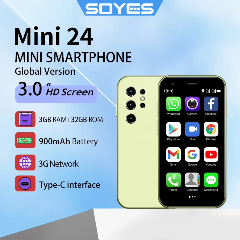 Nowy smartfon Mini 24 3G 3.0 z 2025 roku: Gearbest