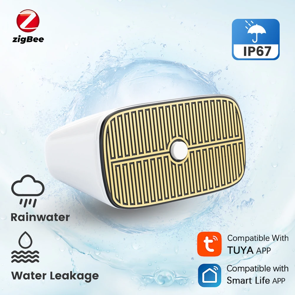 Tuya Zigbee Smart Rain Detection Water Leakage Sensor Outdoor IP67 ...